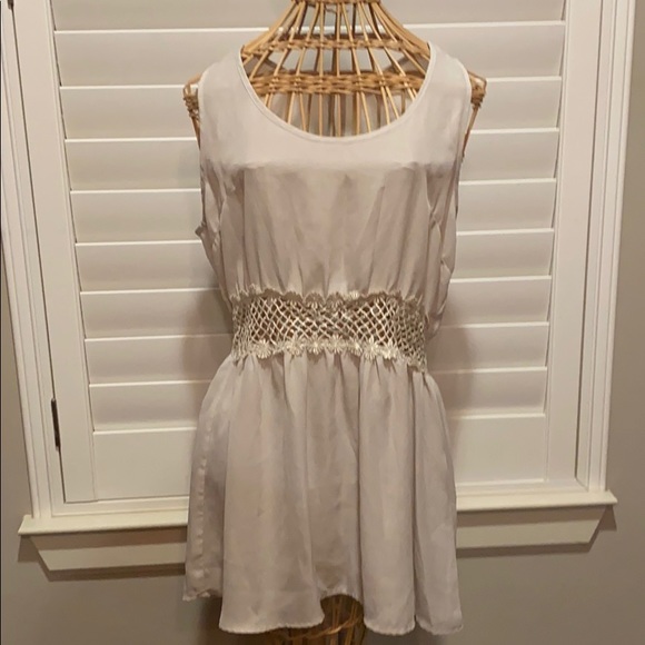 Charming Charlie | Tops | Sheer Beige Top | Poshmark